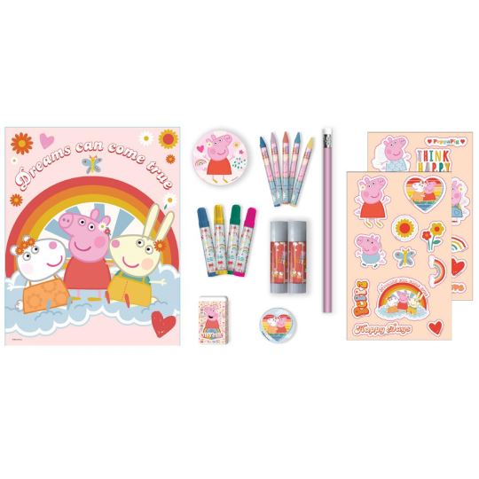 Peppa Pig Colorıng Set Over 30+ Pieces | Deniz Shop