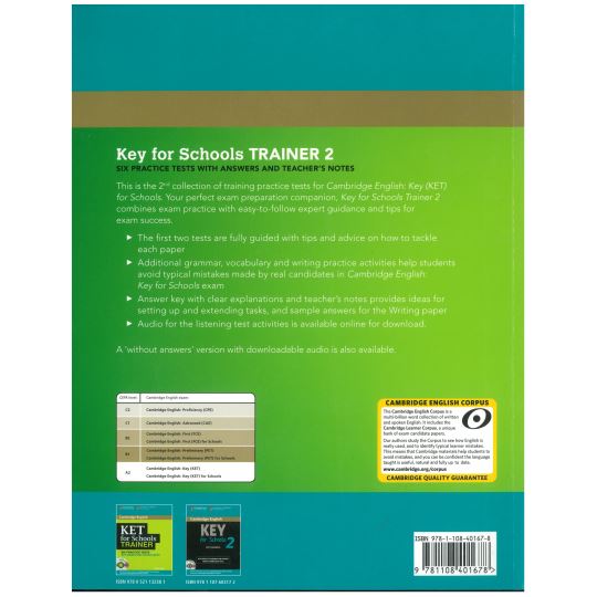 Key For Schools Trainer 2 Six Practice | Deniz Shop