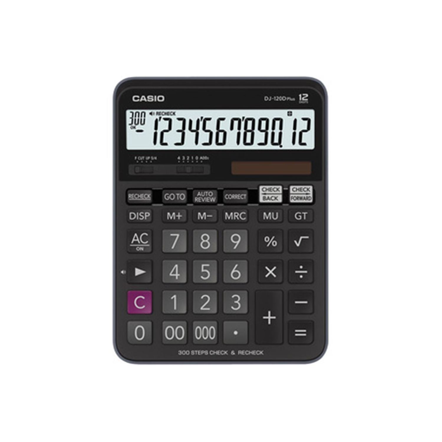 Casio Dj-120d Plus İşlem Kontrollü 12 Hane Masa Üstü Hesap Makinesi | Deniz Shop