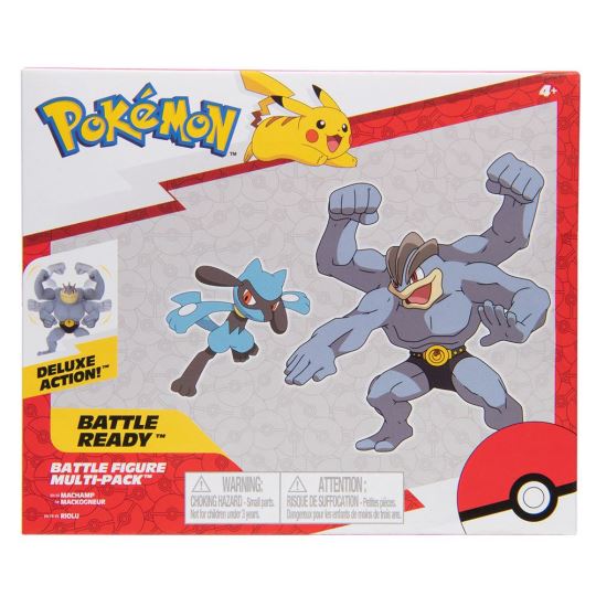 Pokemon Battle 2'li Figür Machamp Ve Riolu | Deniz Shop