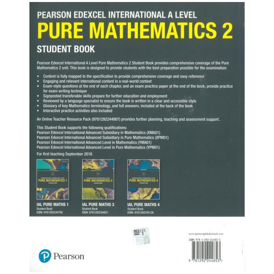 Pure Mathematics 2 S.B | Deniz Shop